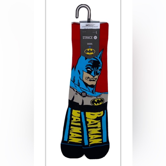 Stance | Underwear & Socks | Batman Stance Crew Socks Pair Men 913 Red ...